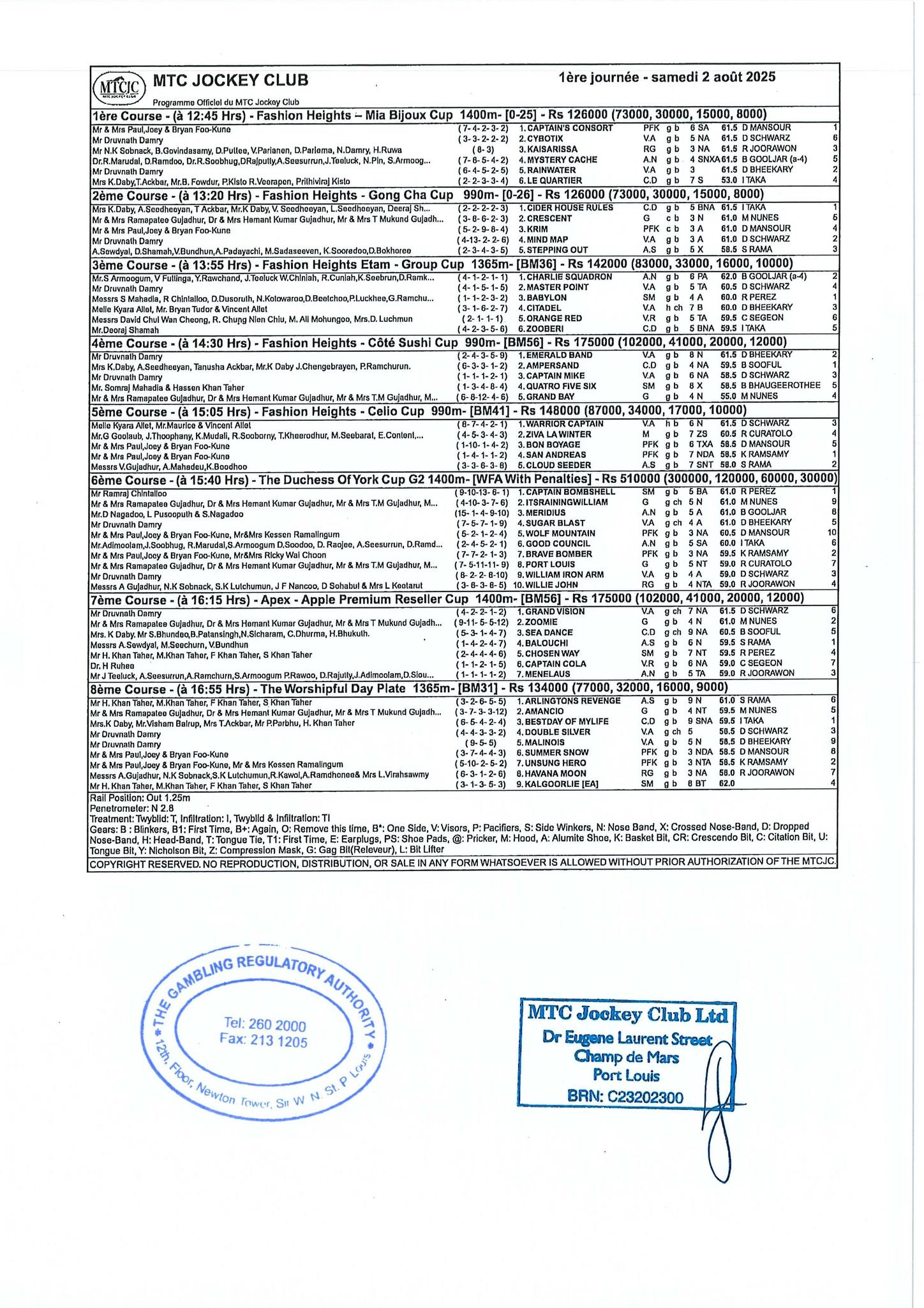 Horse Racing | Racing News | Betting | Mauritius Turf Club